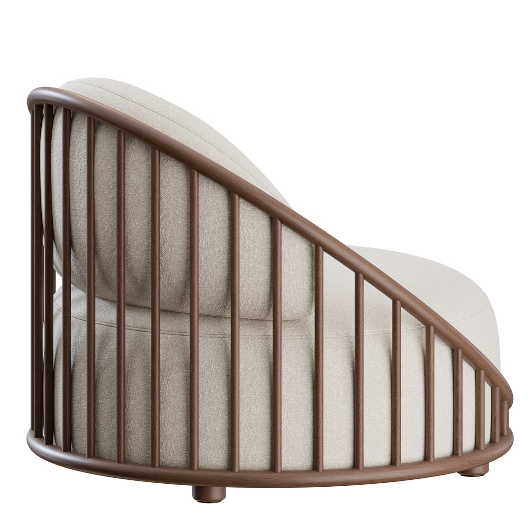 Cask Armchair By Expormim 3D Model - TurboSquid 1806634