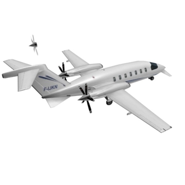 piaggio avanti p180 aircraft 3d model