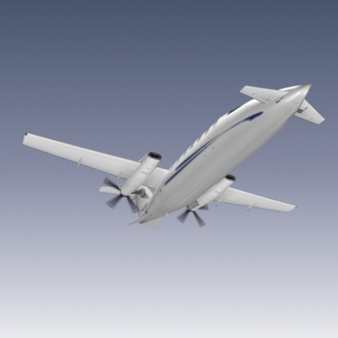Piaggio Avanti P180 Aircraft 3d Model