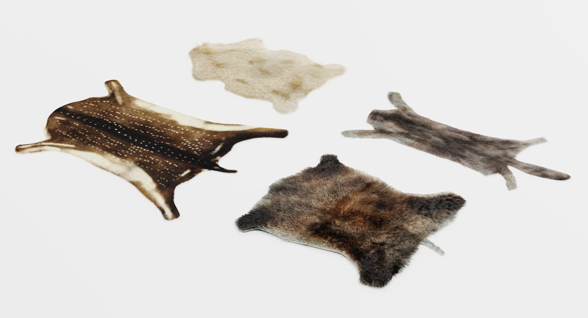 Animal skins fur 3D model - TurboSquid 1368708