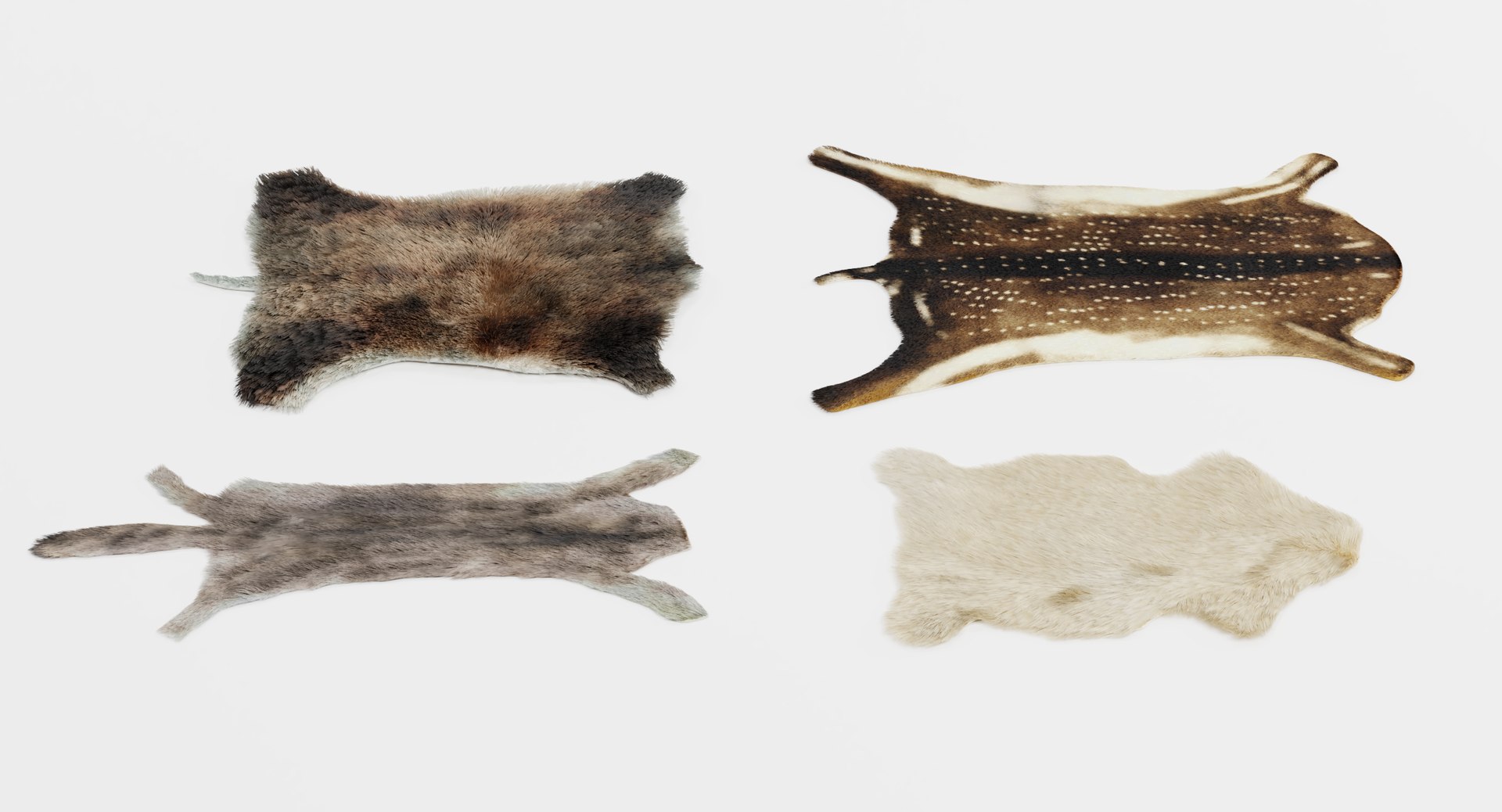Animal skins fur 3D model - TurboSquid 1368708