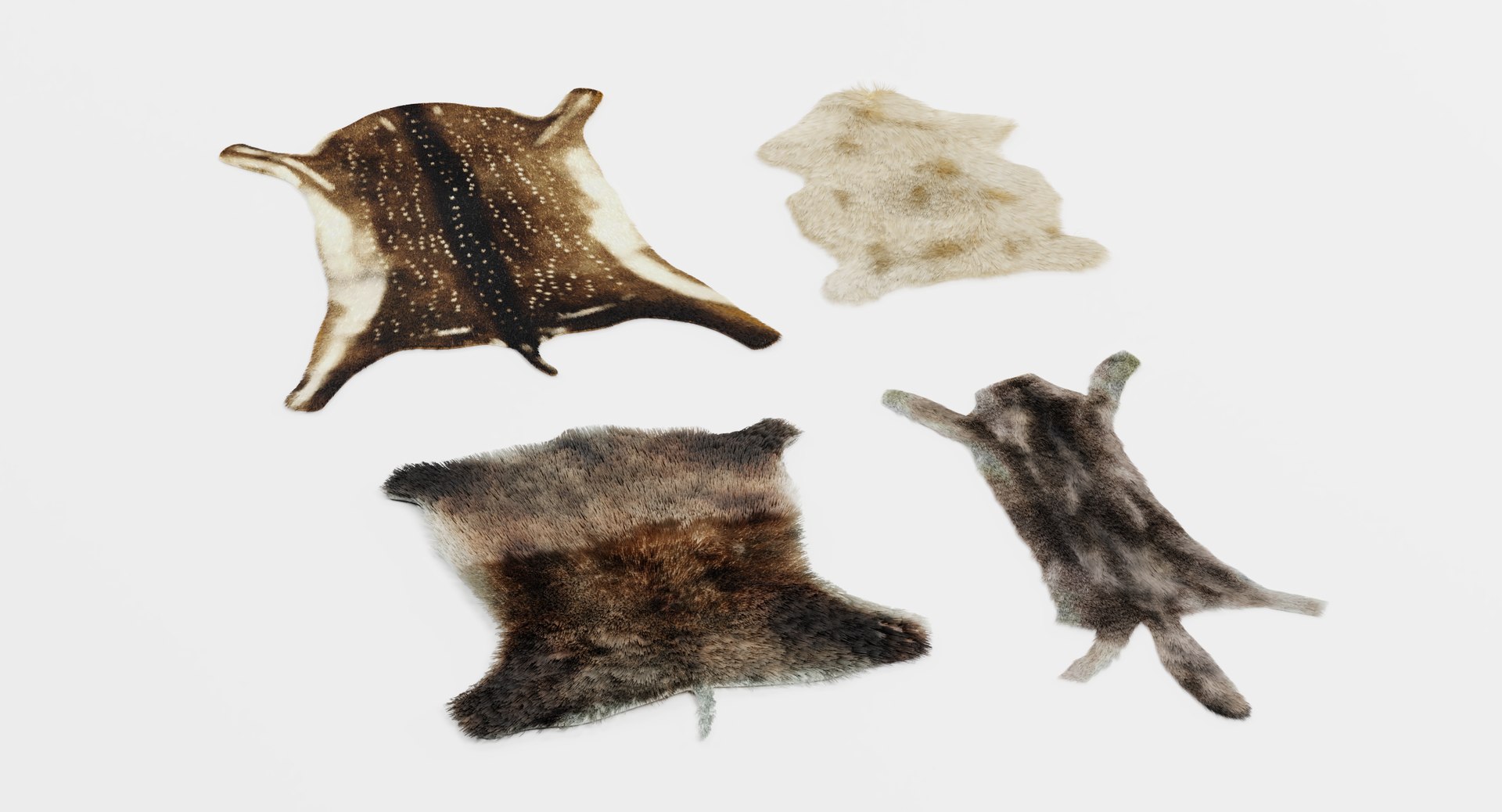 Animal skins fur 3D model - TurboSquid 1368708