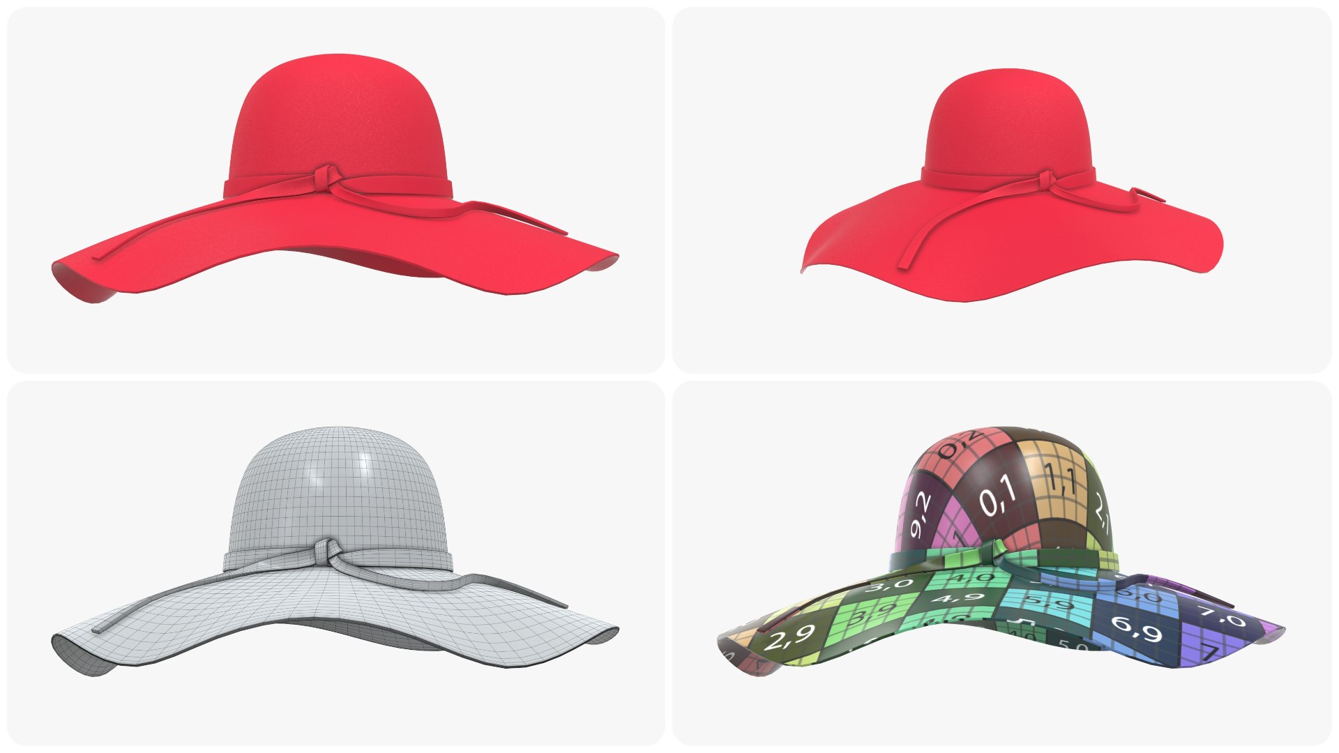 Hat Military Floppy 3D Model - TurboSquid 1520349
