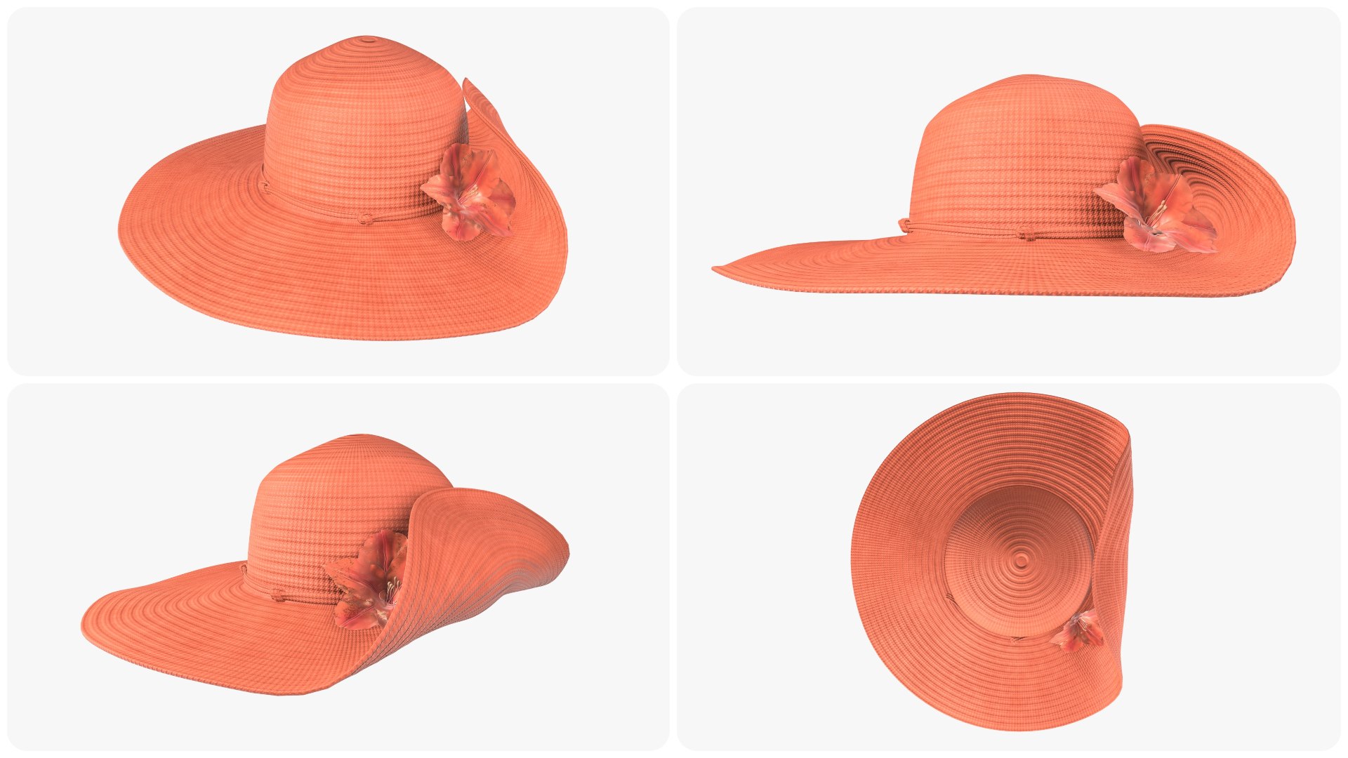 Hat Military Floppy 3D Model - TurboSquid 1520349