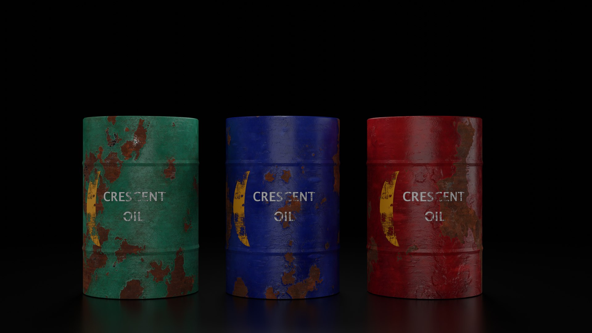 Oil Barrels Model - TurboSquid 2213804