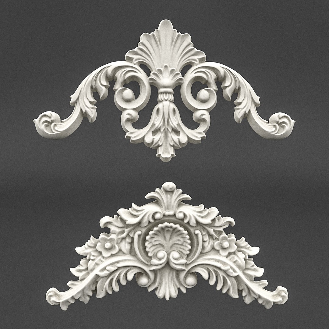 3D Model Plaster Pattern 05 - TurboSquid 1517659