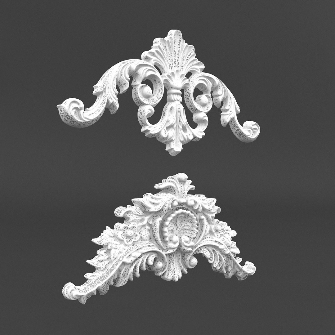 3D Model Plaster Pattern 05 - TurboSquid 1517659