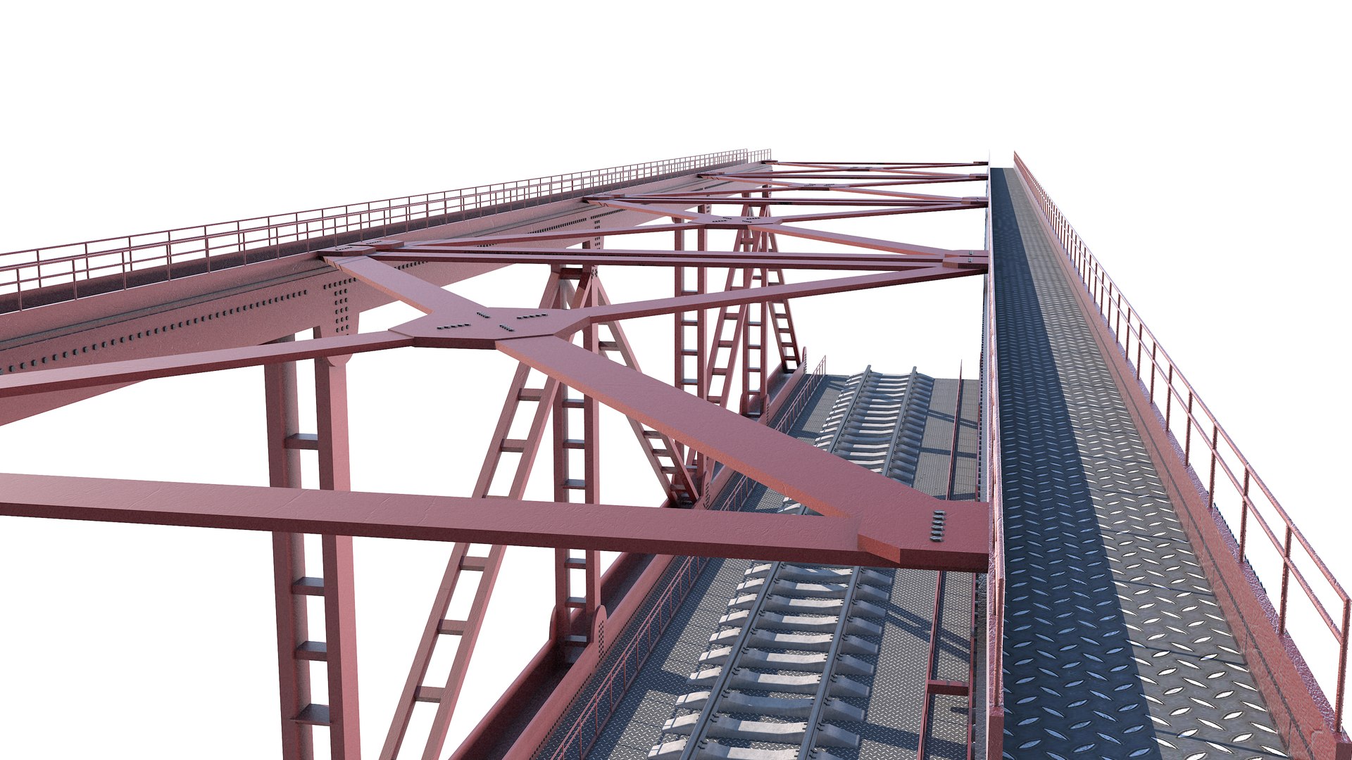 Railway Bridge 3D Model - TurboSquid 1833351
