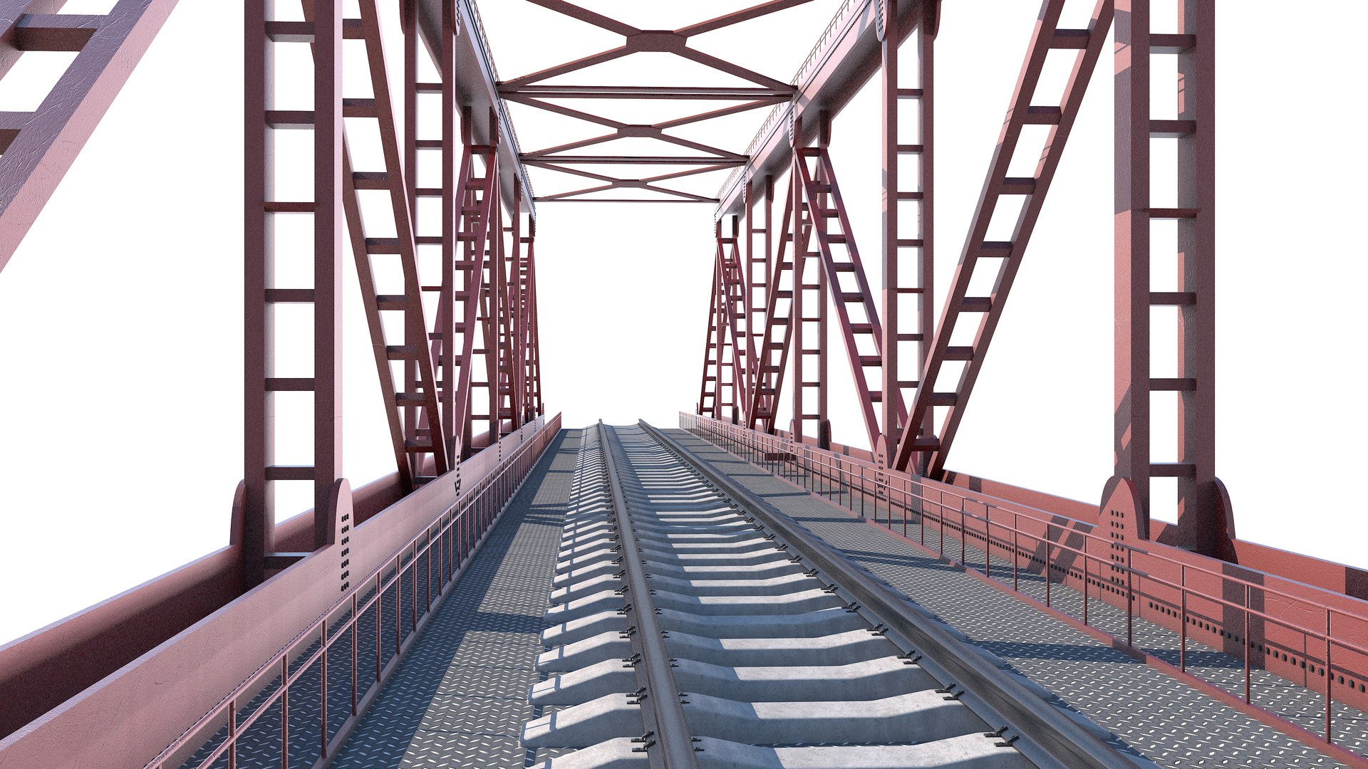 Railway Bridge 3D Model - TurboSquid 1833351