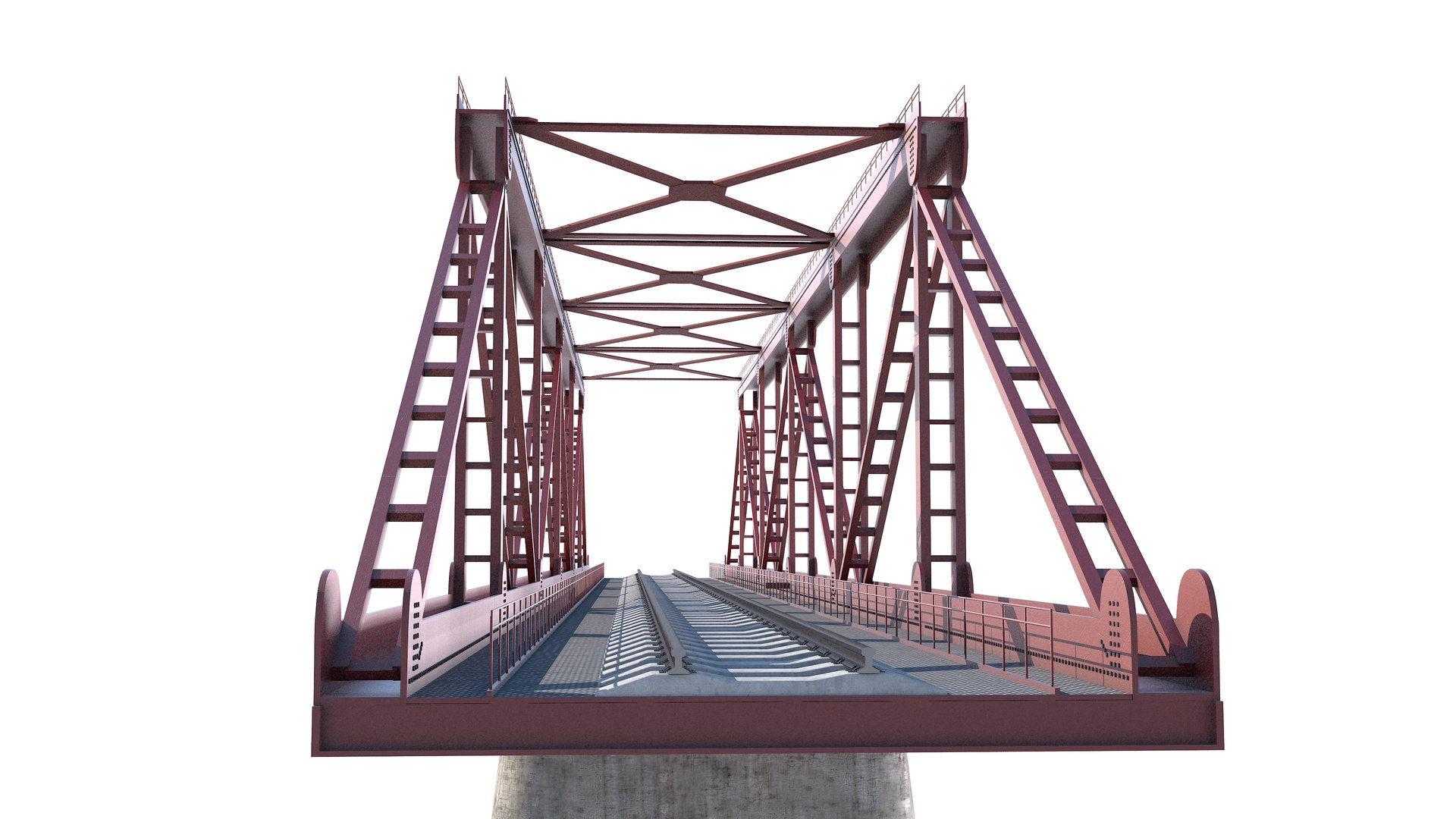 Railway Bridge 3D Model - TurboSquid 1833351