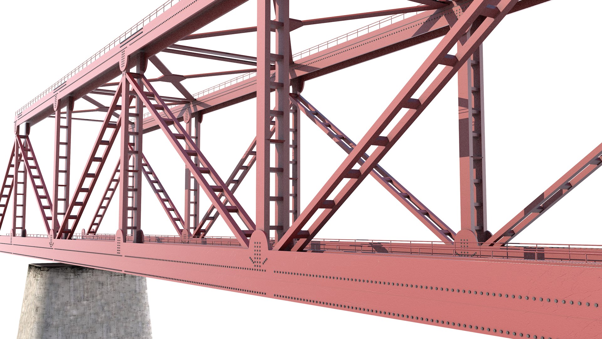 Railway Bridge 3D Model - TurboSquid 1833351