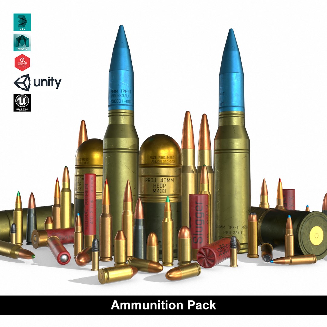 Ammunition Pack Model - TurboSquid 1434970