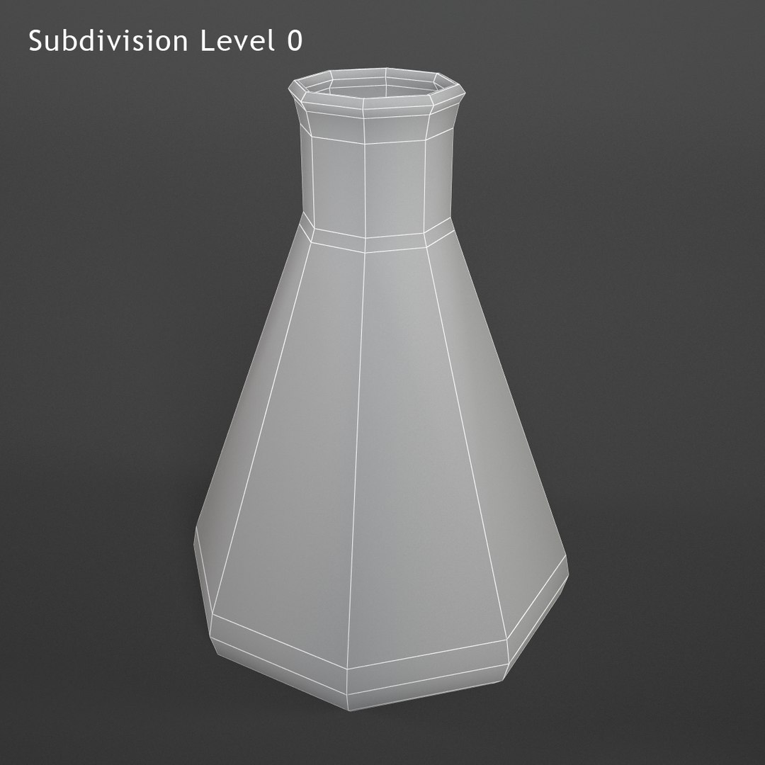 3ds Max Erlenmeyer 1000 Ml Lab