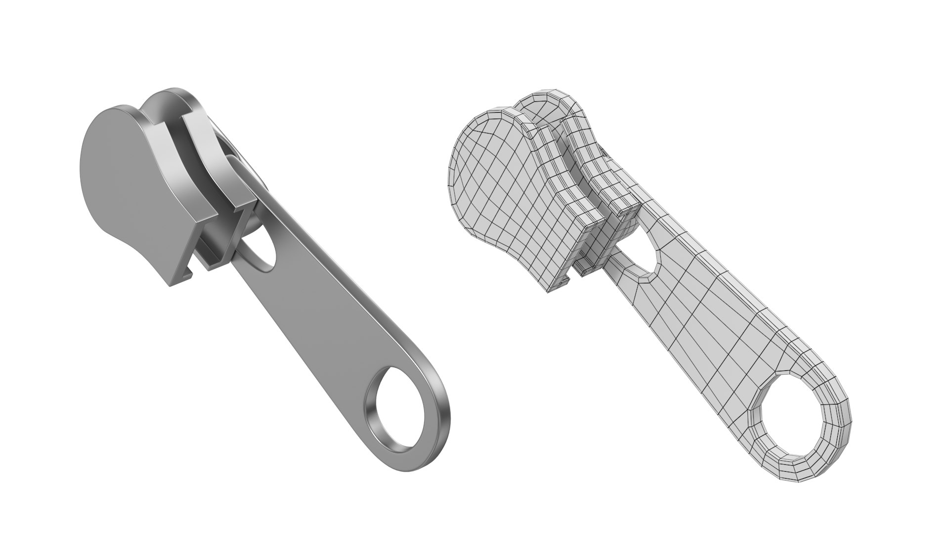 Zipper Slider 01 3D model - TurboSquid 2162053