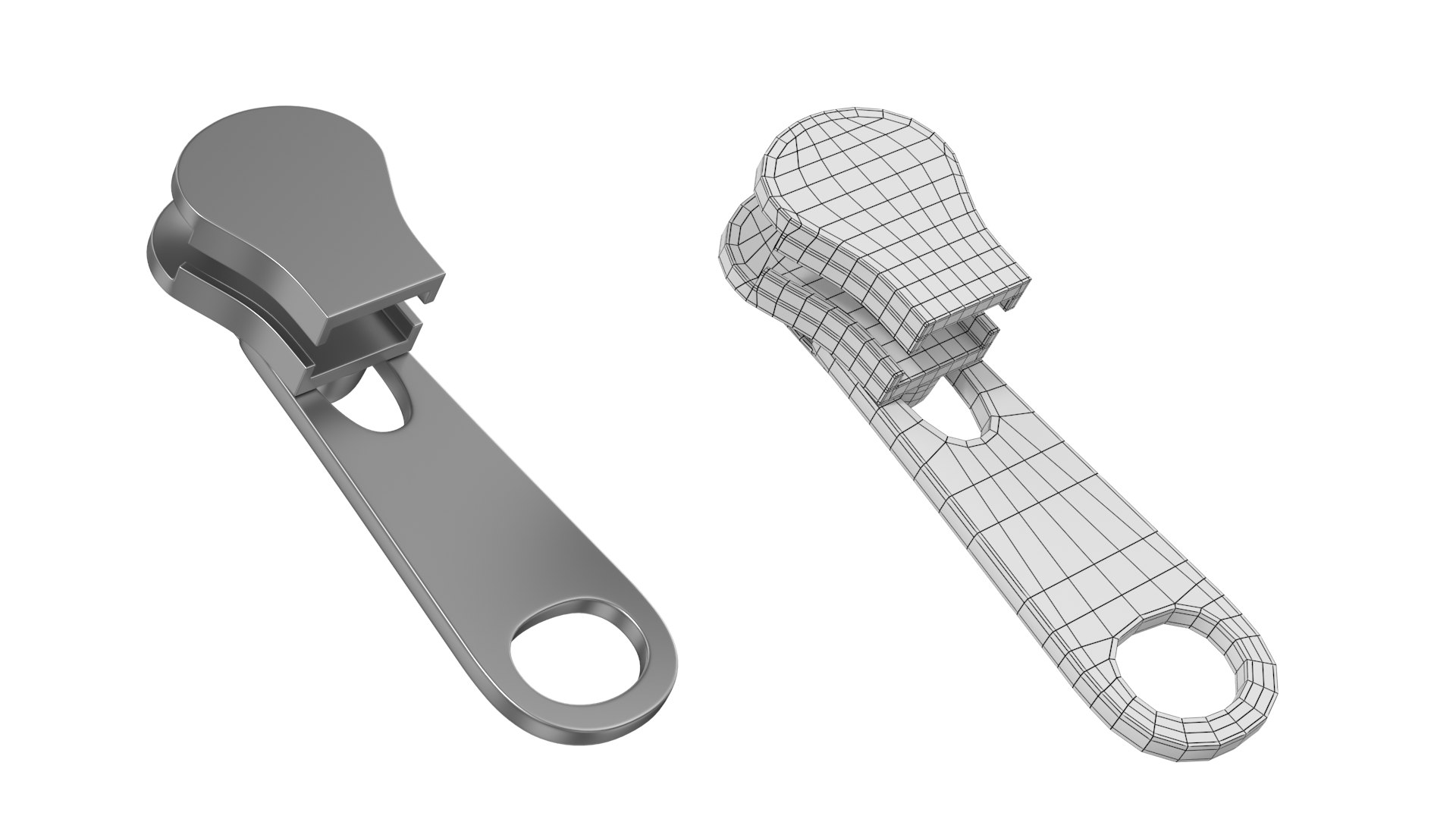 Zipper Slider 01 3D model - TurboSquid 2162053
