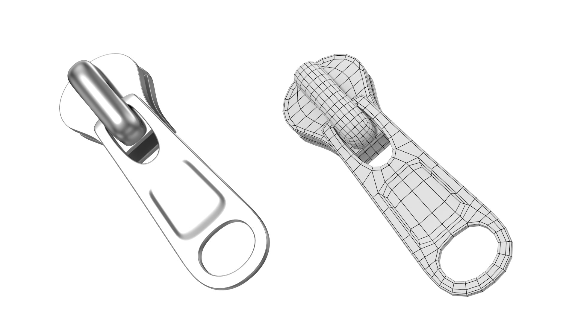 Zipper Slider 01 3D model - TurboSquid 2162053