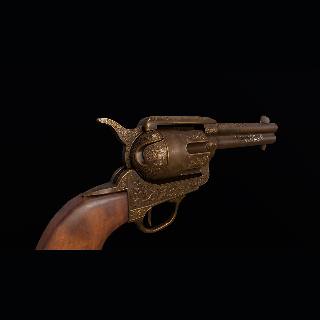 Antique Gun 3D Model - TurboSquid 2049969