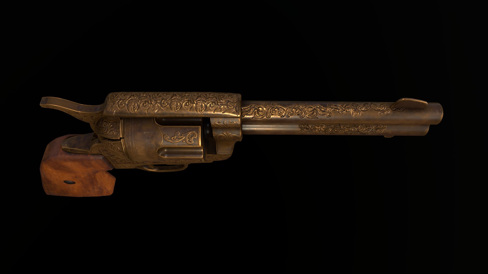 Antique Gun 3D Model - TurboSquid 2049969
