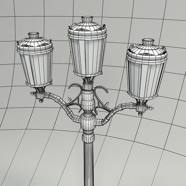 street light streetlights 3d max