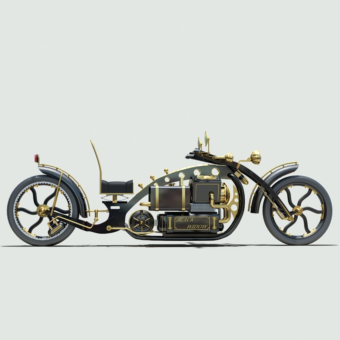Steampunk Concept 3d Model