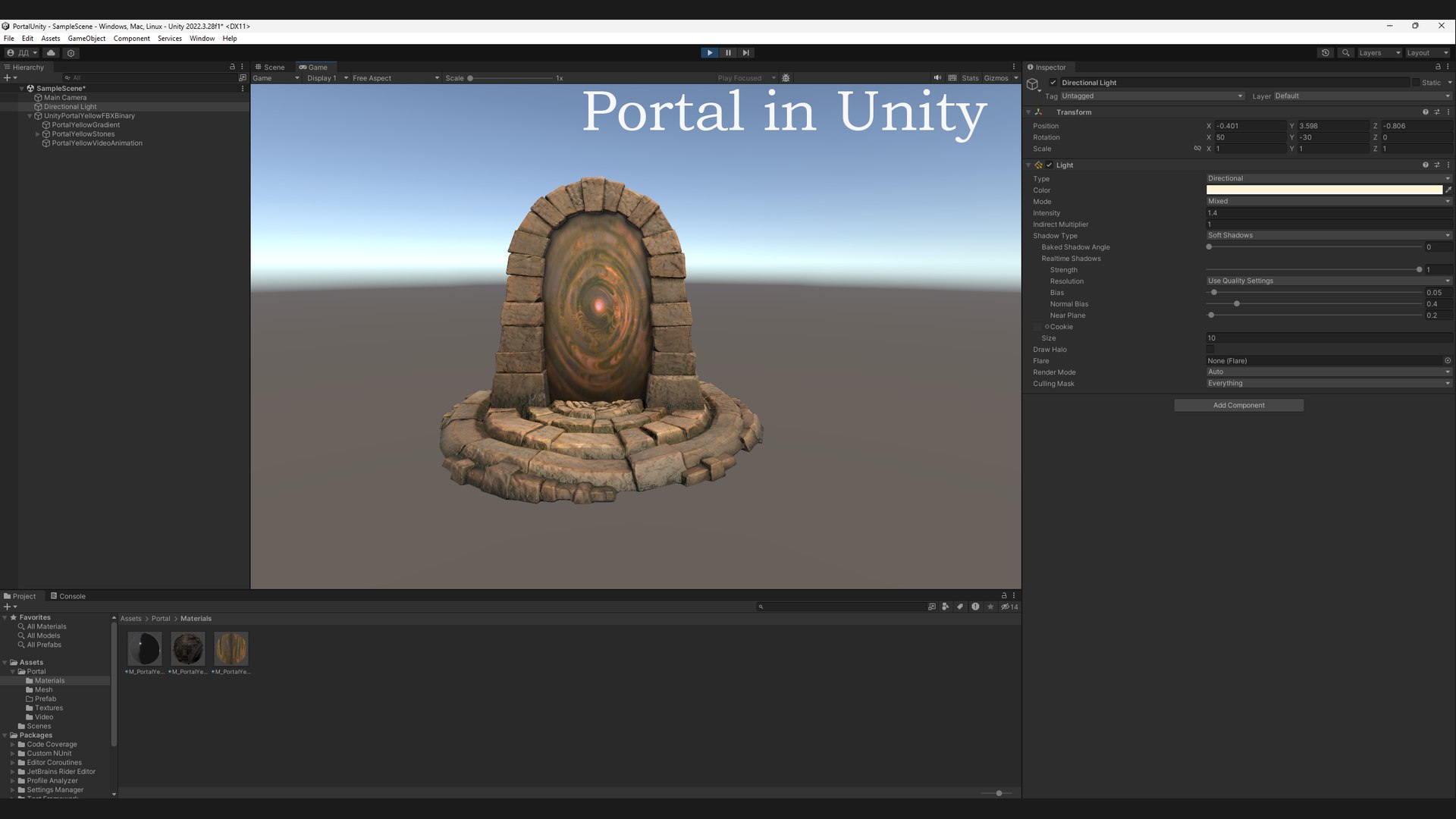 3D Teleport In The Desert Of The Sands Of Time For Unreal And Unity Model - TurboSquid 2237454