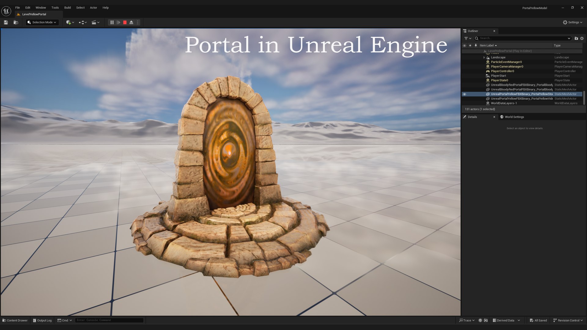 3D Teleport In The Desert Of The Sands Of Time For Unreal And Unity ...