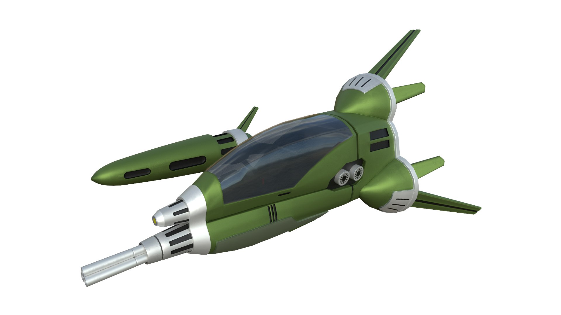Fighter Pod 3D model - TurboSquid 2158384