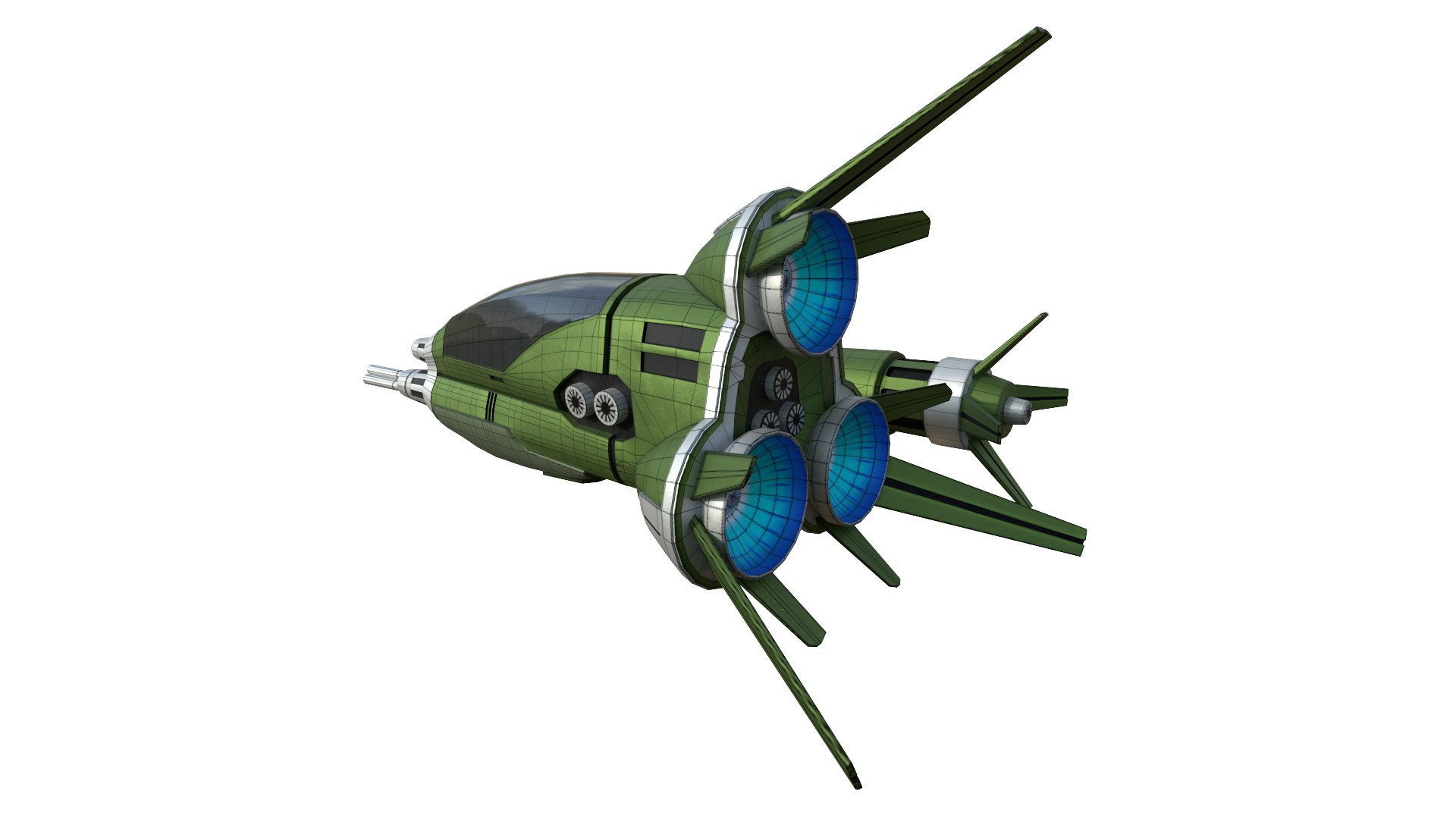 Fighter Pod 3D model - TurboSquid 2158384