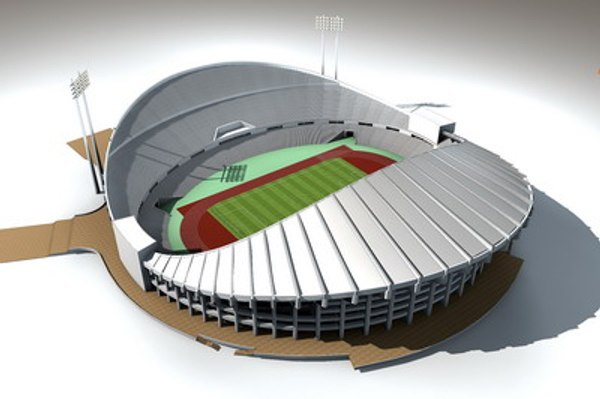 3d model rajamangala stadium