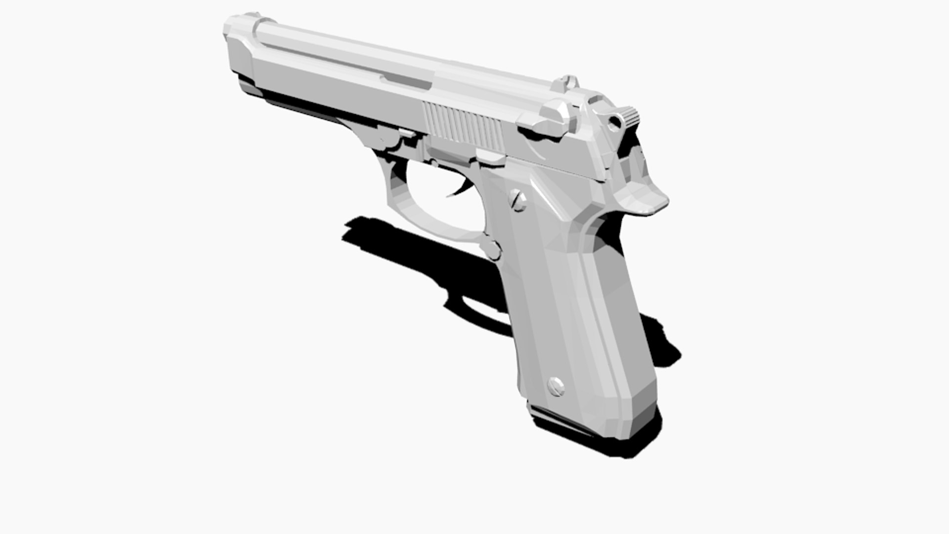 3d M9 Handgun