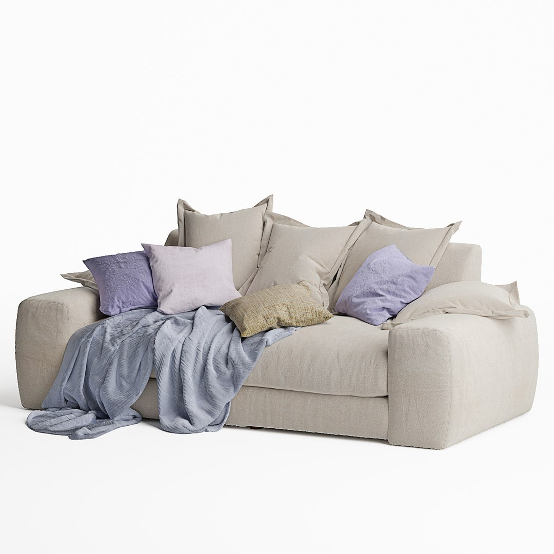 Wodge Modular Sofa 3D Model - TurboSquid 1874288