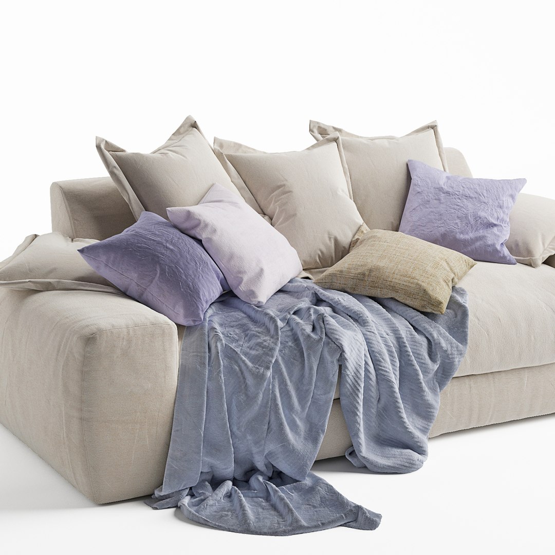 Wodge Modular Sofa 3D Model - TurboSquid 1874288