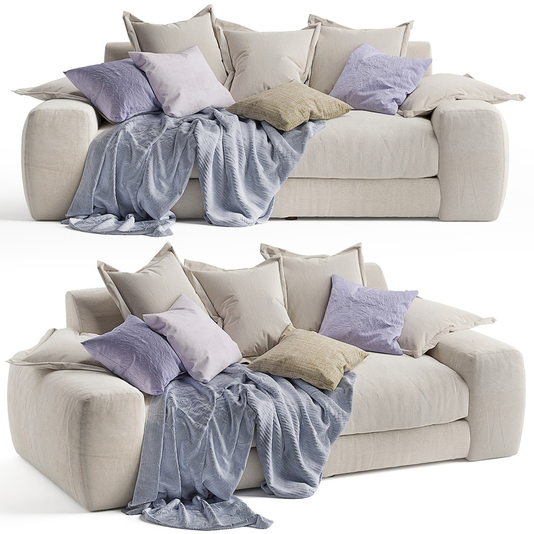 Wodge Modular Sofa 3D Model - TurboSquid 1874288