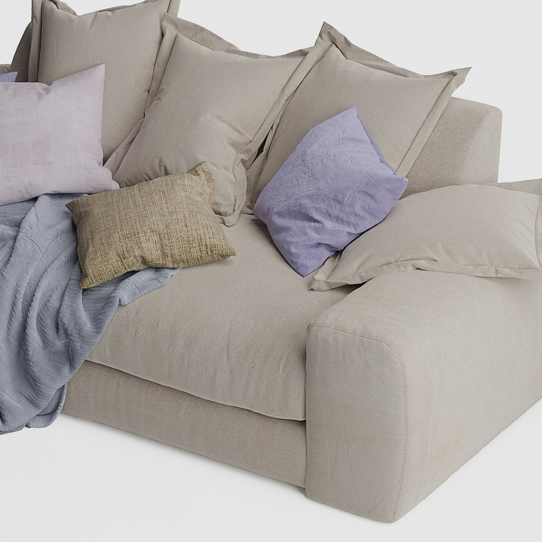 Wodge Modular Sofa 3D Model - TurboSquid 1874288