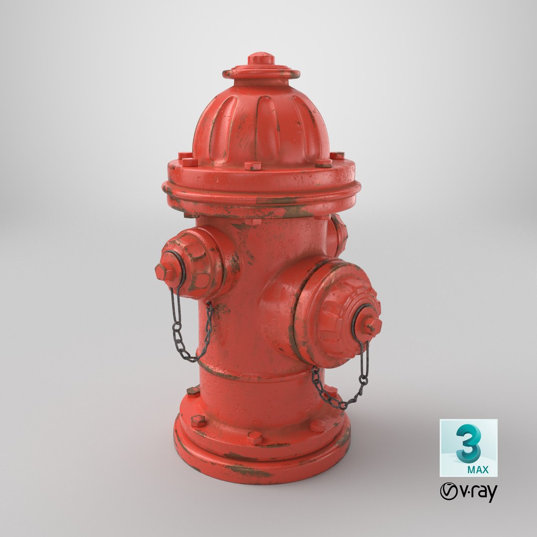 Cartoon Fire Hydrant PBR 3D Model - TurboSquid 2265372