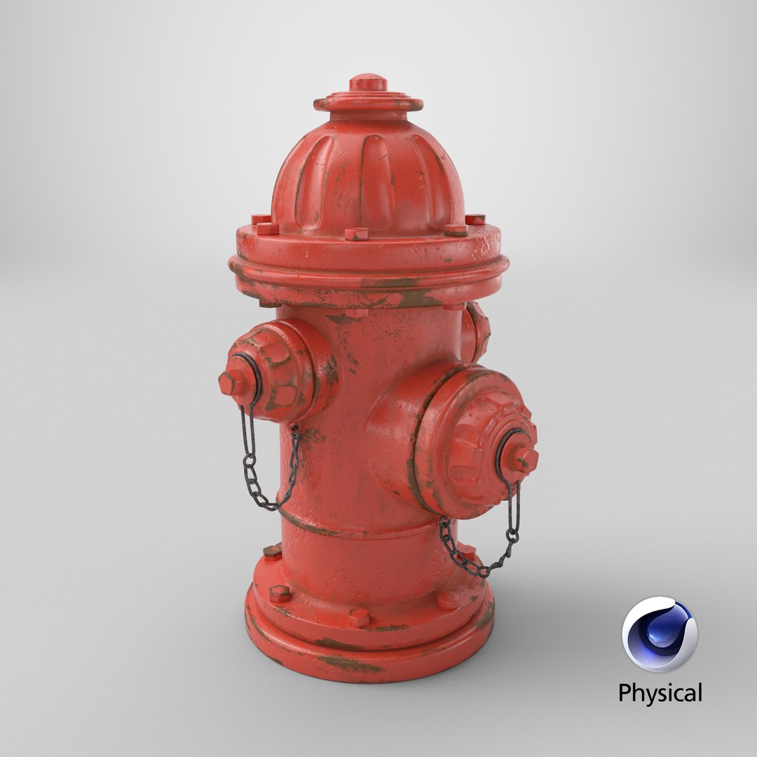 Cartoon Fire Hydrant PBR 3D Model - TurboSquid 2265372