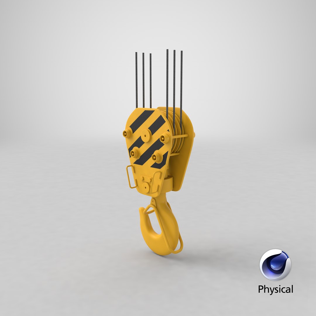 Crane Hook V2 Model - TurboSquid 2109623