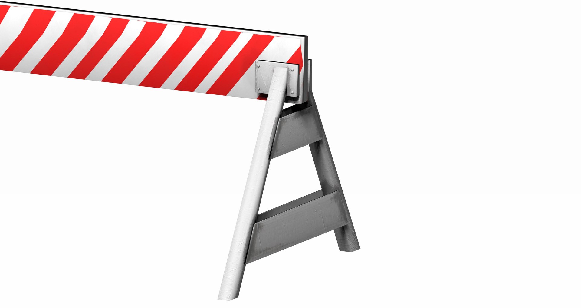 Triangle feeted long strip traffic barrier 3D model - TurboSquid 2085573