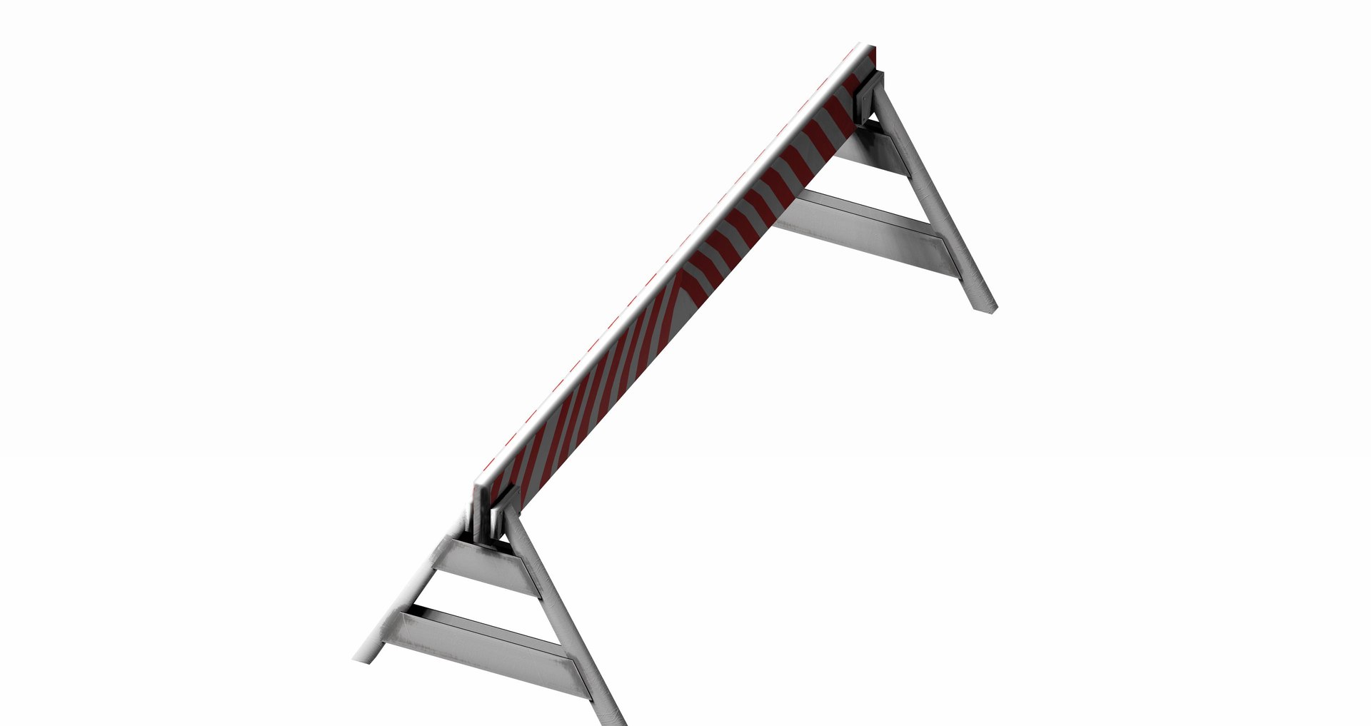 Triangle feeted long strip traffic barrier 3D model - TurboSquid 2085573