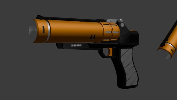 Pistola sinalizadora de ficção científica Modelo 3D - TurboSquid 2184444