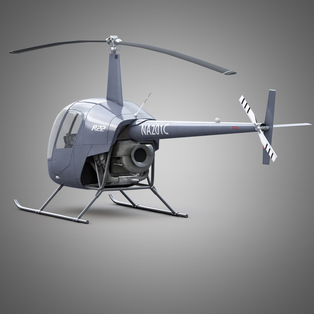 Robinson R22 Helicopter Military Max