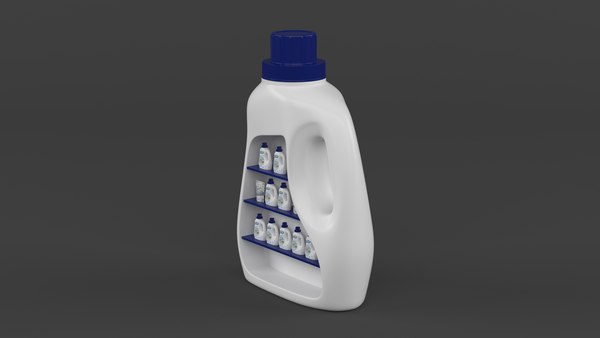Laundry Detergent Display Rack 3D model - TurboSquid 1834354