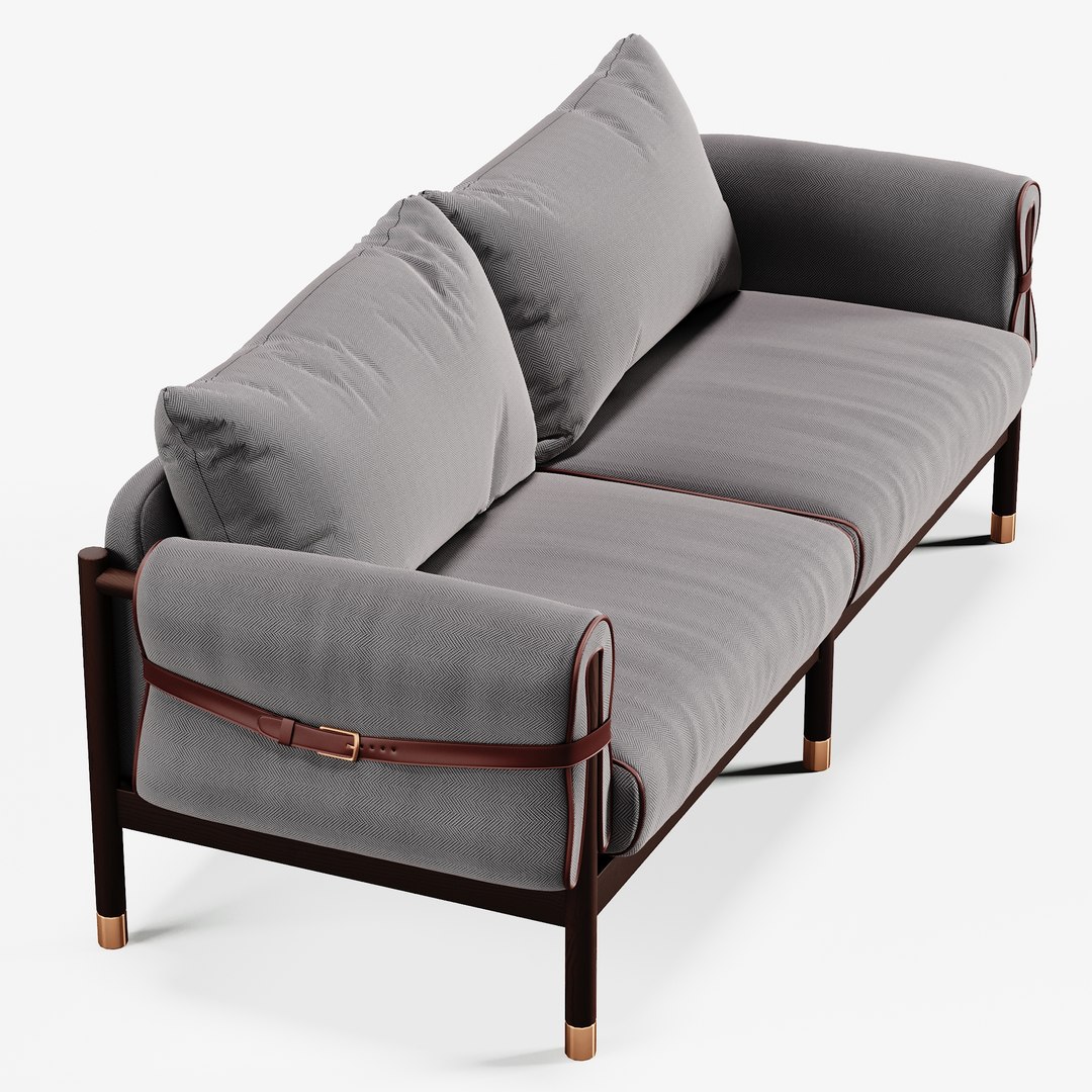 Rover 3 seater sofa 3D model - TurboSquid 1709607