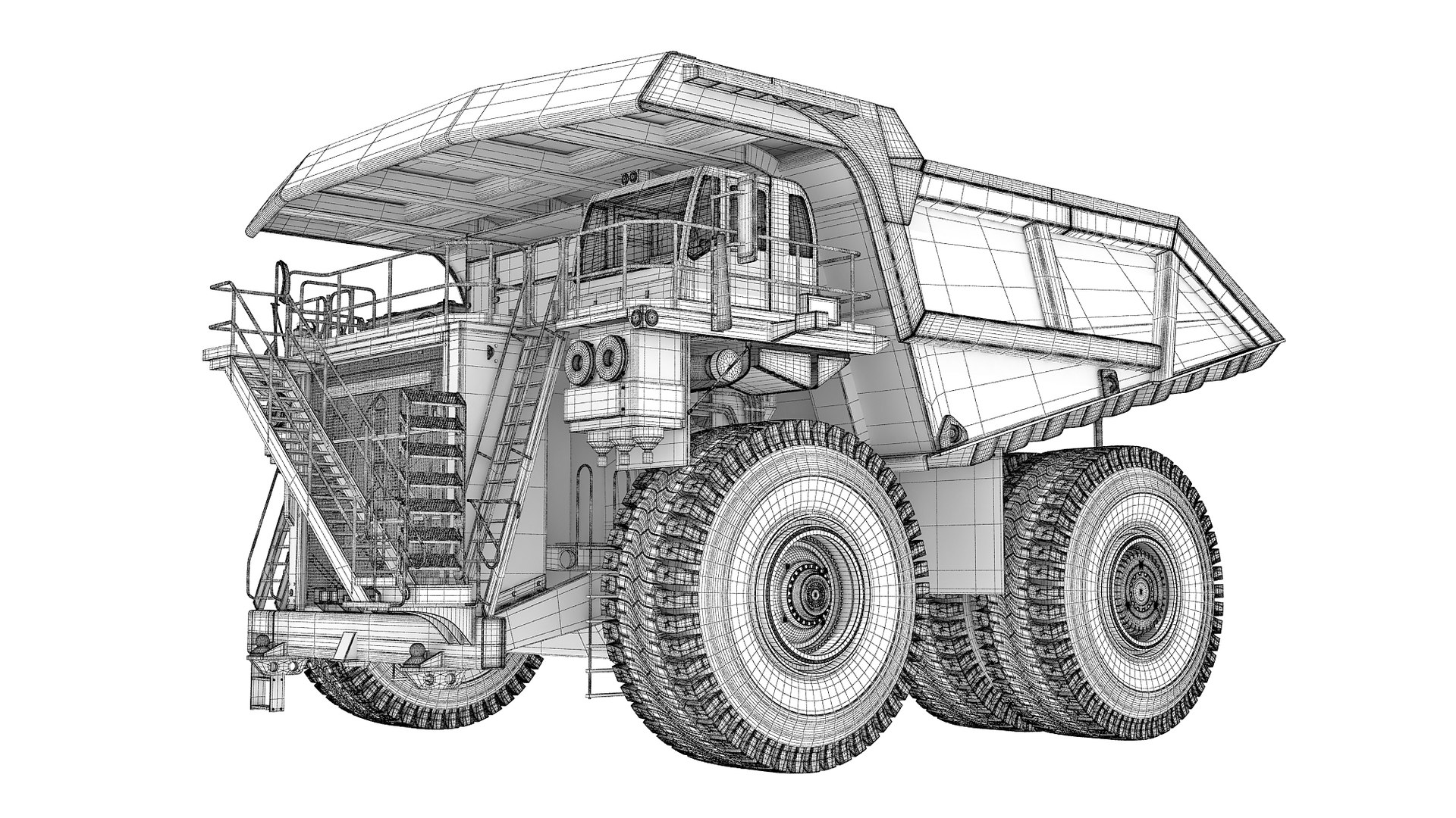 Mining Dump Truck 3D Model - TurboSquid 2143940