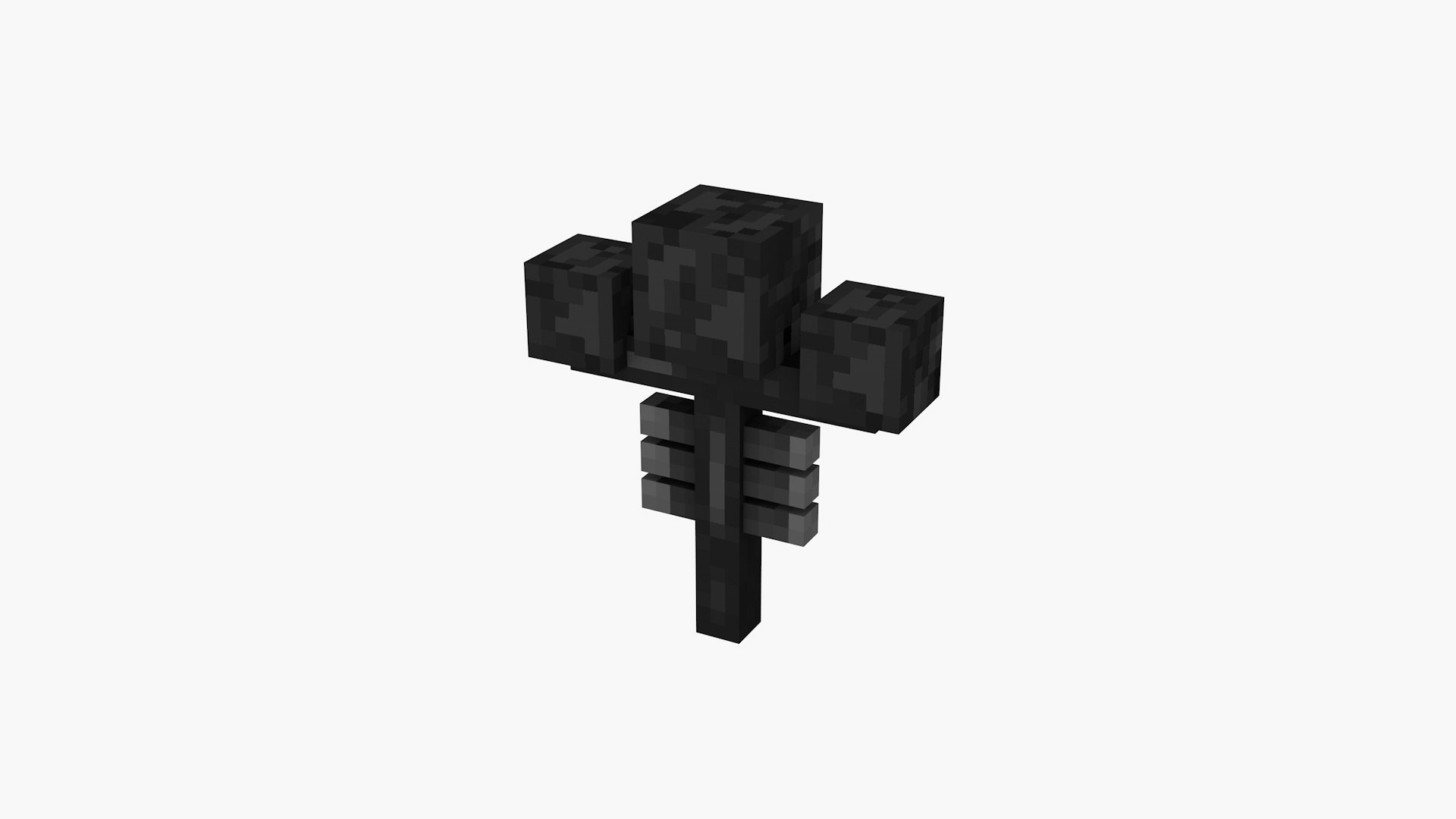 3D Wither Minecraft - TurboSquid 2348183