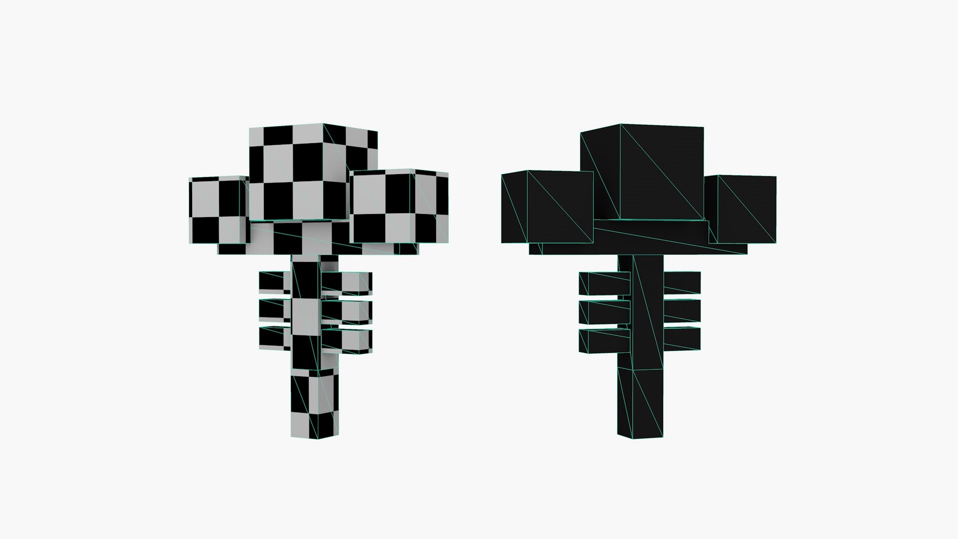 3D Wither Minecraft - TurboSquid 2348183