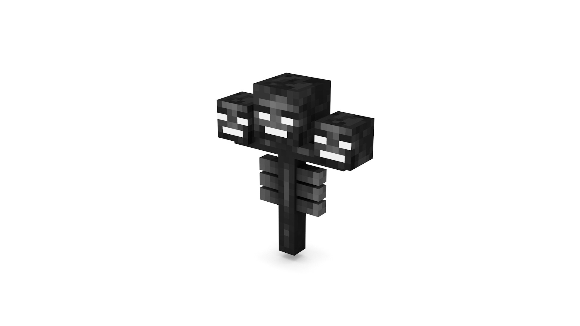3D Wither Minecraft - TurboSquid 2348183