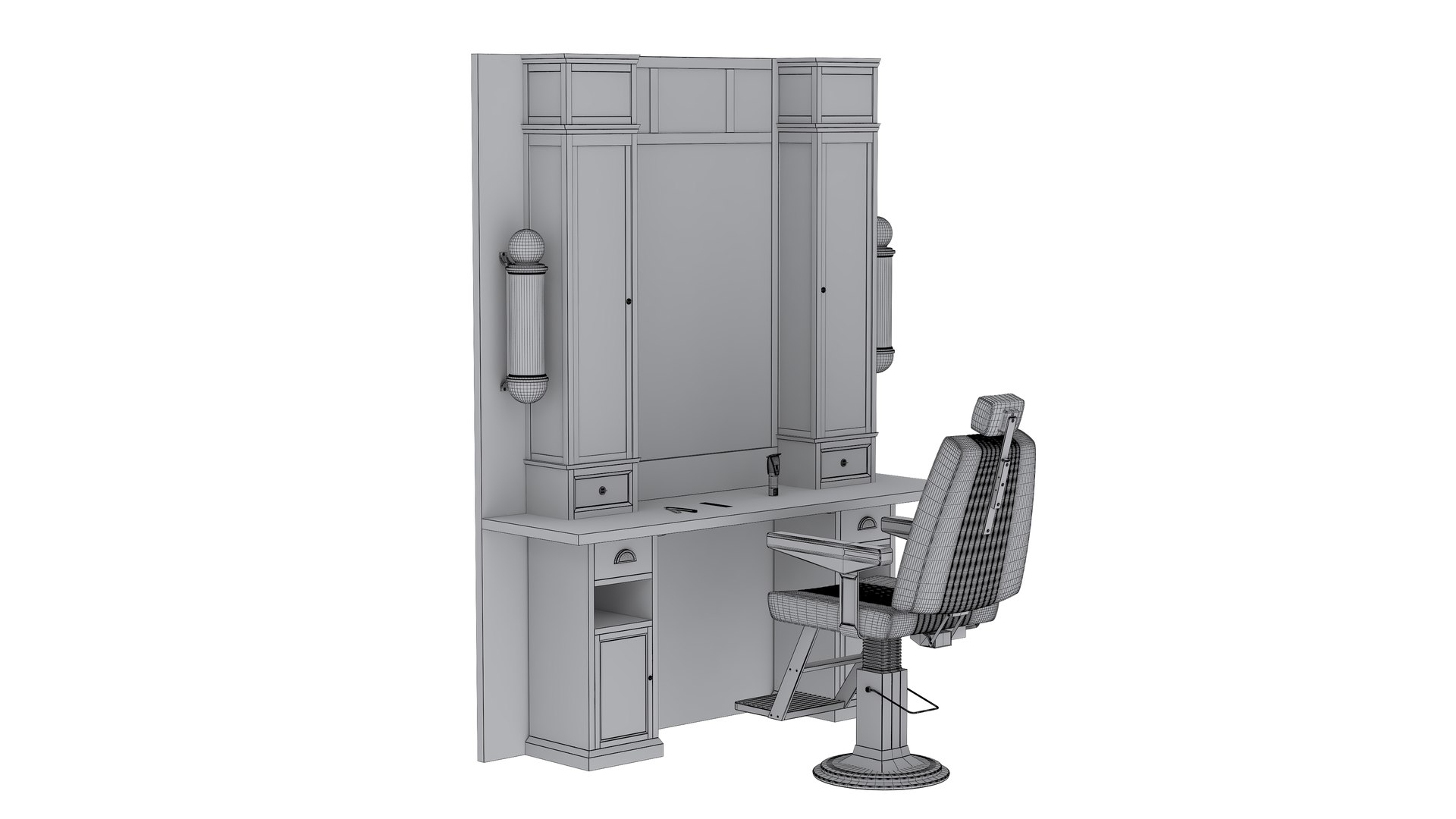Barber Shop Pack 3D Model - TurboSquid 2290941
