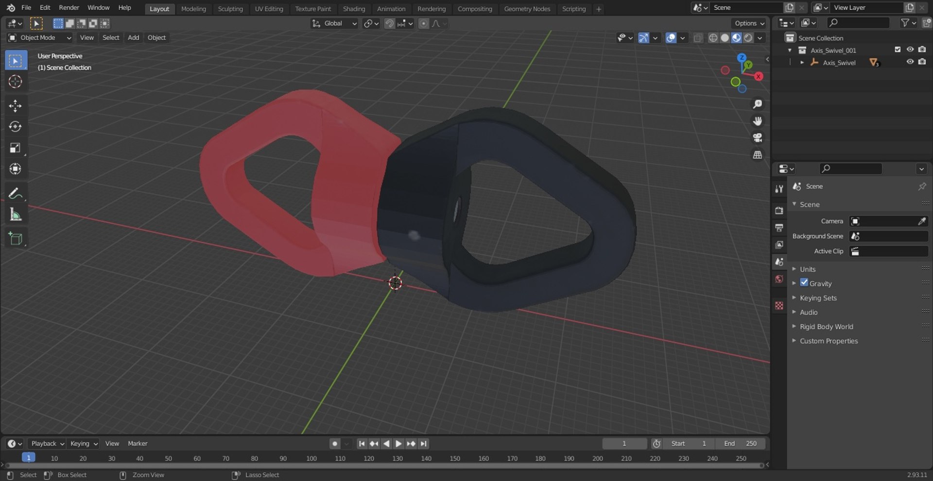 3D Model Axis Swivel - TurboSquid 2001506