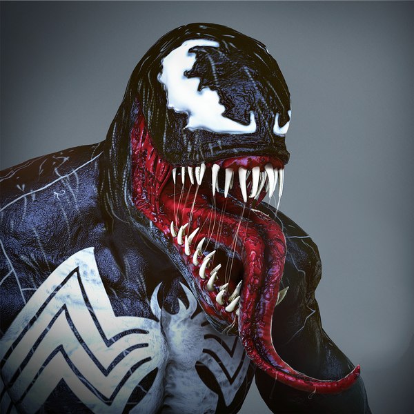 Venom rig 3D model - TurboSquid 1477963